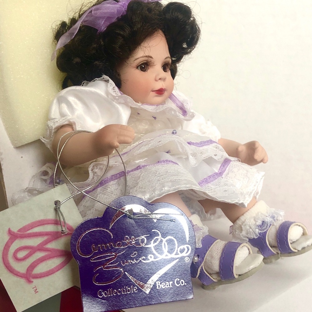Marie Osmond Baby Annette Tiny Tot Doll Mib Coa - Gem